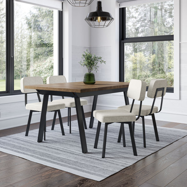 Amisco Kane Table And Clarkson Chairs 5-Piece Dining Set - Wayfair Canada